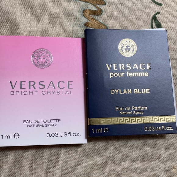 Versace | Other | Versace Fragrance Samples Dylan Blue Eau De Parfum ...